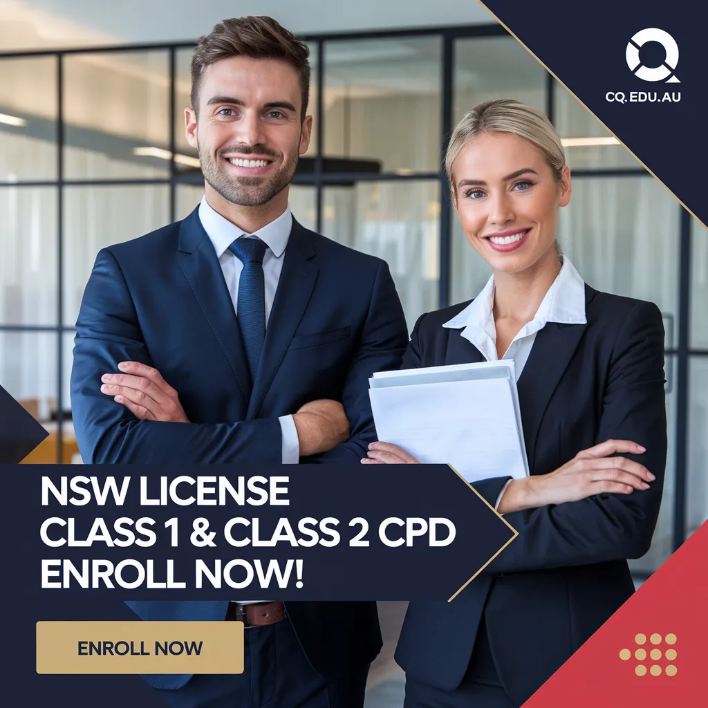 NSW License Class 2 - CPD - CQ Real Estate Training